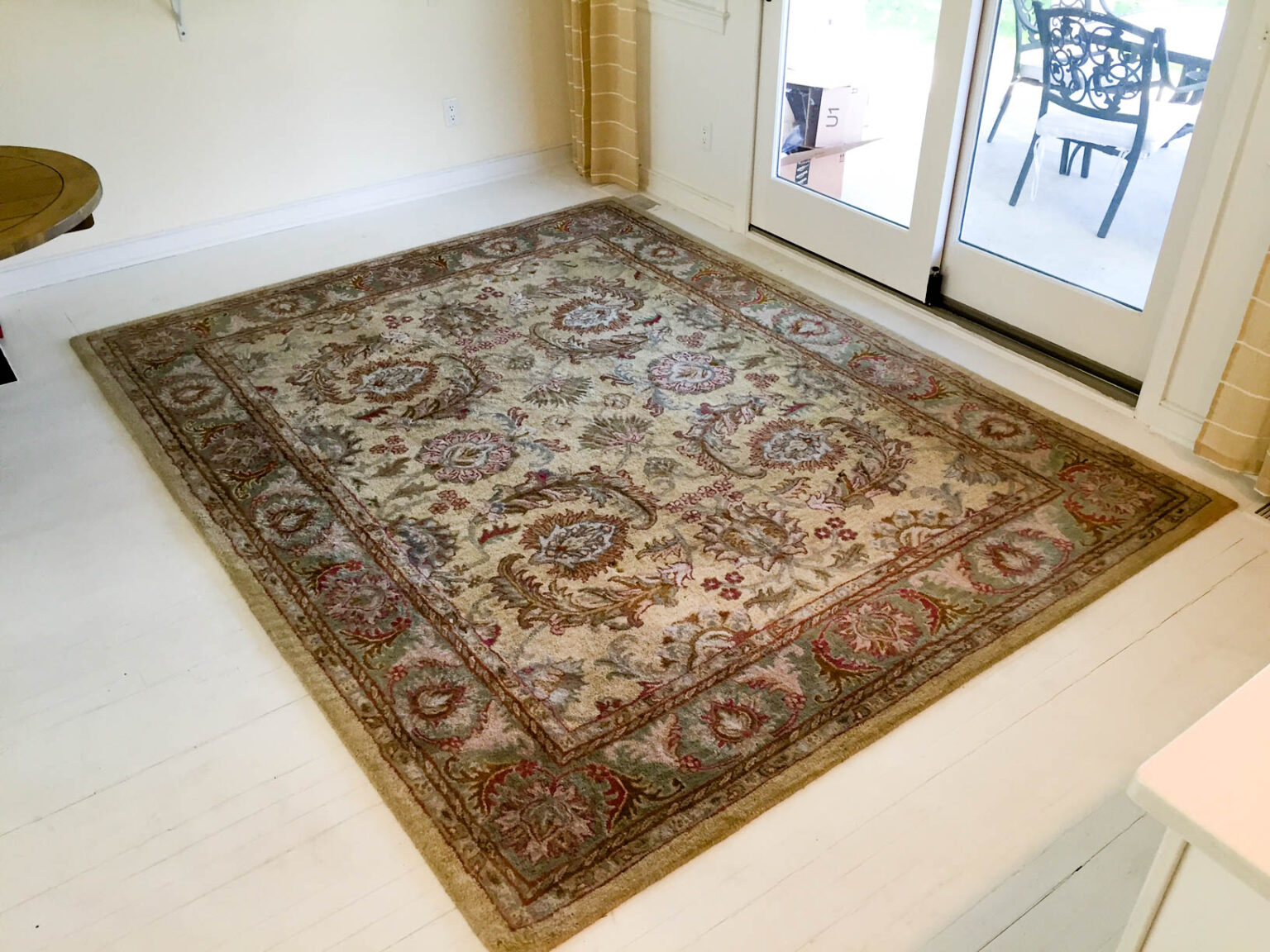 DIY Overdyed Area Rug | Fairfield Connecticut Artist